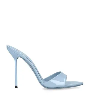 Paris Texas Patent Leather Lidia Mules 105 - Blue