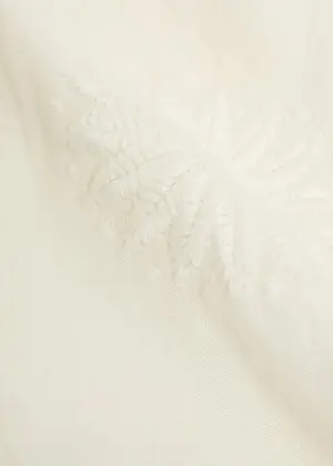 WAX LONDON Didcot Floral-embroidered Linen Shirt