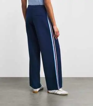 Guest In Residence Cotton-blend Stripe Sweatpants