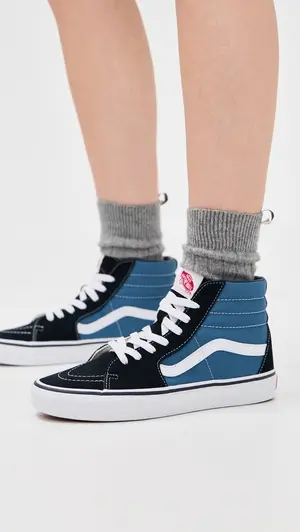 VANS Suede High Top Sneakers - Navy