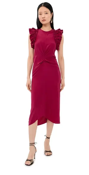 Isabel Marant Étoile Teriany Silk Midi Dress