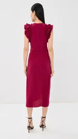 Isabel Marant Étoile Teriany Silk Midi Dress