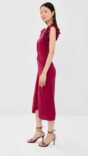 Isabel Marant Étoile Teriany Silk Midi Dress