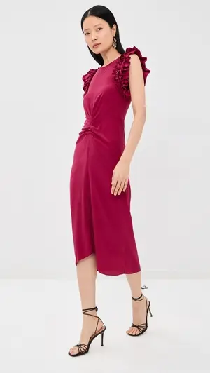 Isabel Marant Étoile Teriany Silk Midi Dress