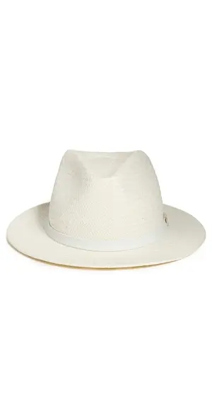 Rag & Bone Packable Straw Fedora - Ivory