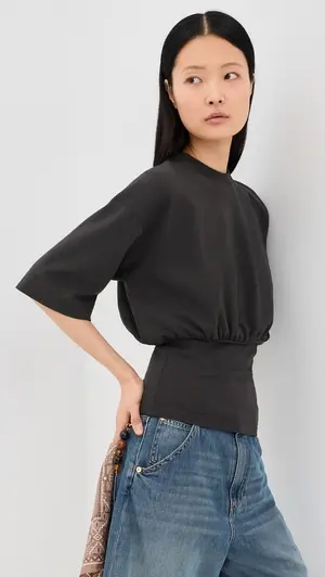 DARKPARK Amy Draped Waist Tee