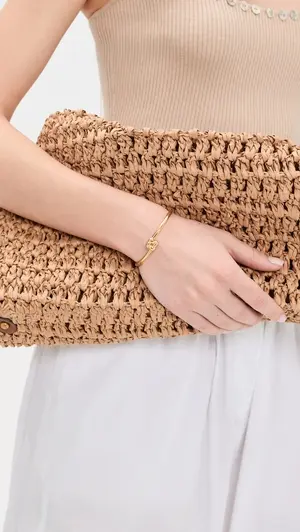 Jenny Bird Slim Woven Square Bangle