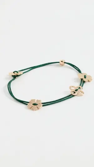 Tory Burch Clover Cord Bracelet