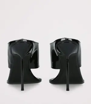 Paris Texas Patent Leather Lidia 105 Mules - Black