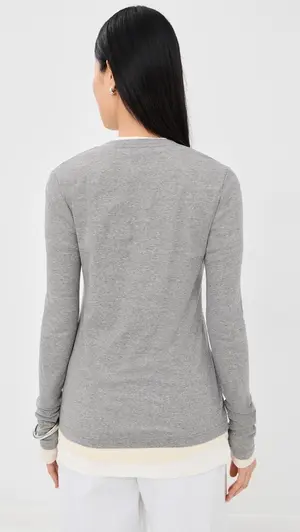 JIL SANDER Long Sleeve Layered T-shirt