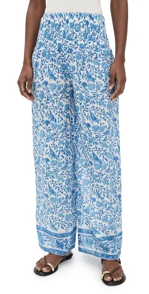 Bell Beach Pants - Blue White