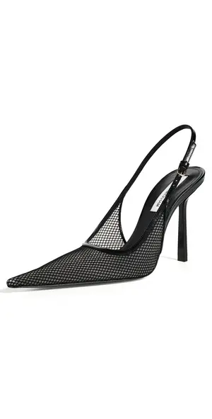 Victoria Beckham Stiletto Slingback Heels 100mm - Black