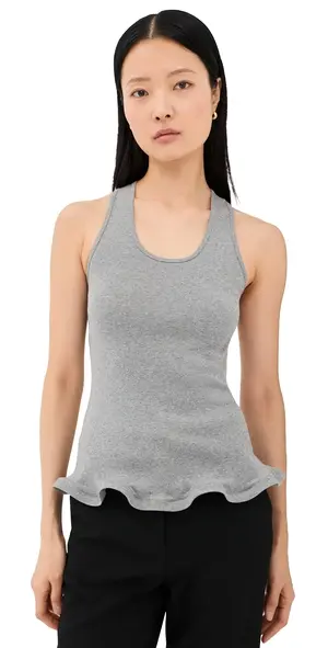 Stella McCartney Frilled Hem Rib Tank