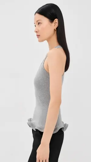 Stella McCartney Frilled Hem Rib Tank