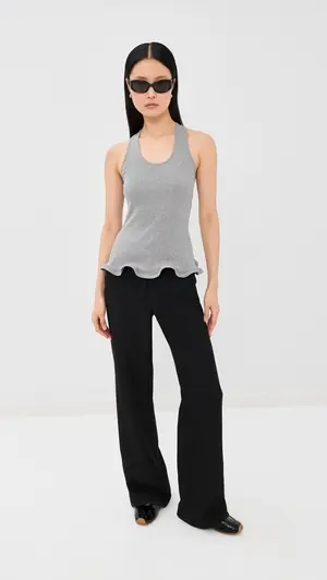 Stella McCartney Frilled Hem Rib Tank