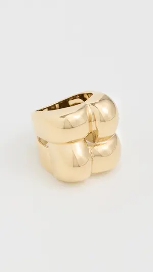 Jenny Bird Mega Woven Square Ring