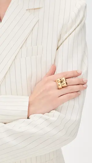 Jenny Bird Mega Woven Square Ring