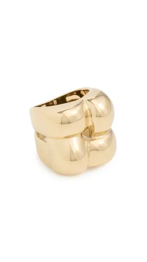 Jenny Bird Mega Woven Square Ring
