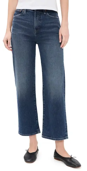 Madewell Vintage Crop Jeans - Midnight Waters Wash