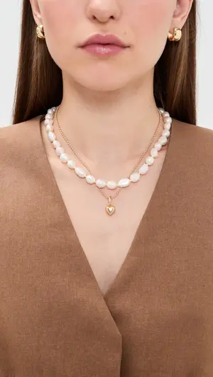 Clare V. Le Pearl Necklace