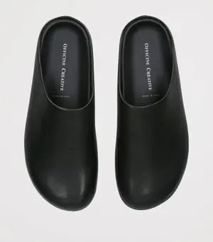 Officine Creative Leather Babouche Mules