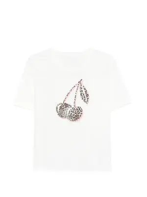 MARCCAIN Cherry-print T-shirt - White