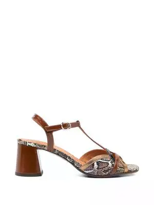 Chie Mihara Ryejo T-strap Sandals - Brown