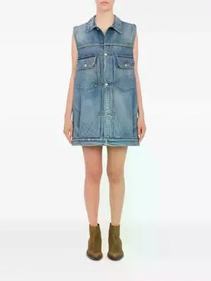 DEPARTMENT 5 Front-pocket Mini Dress - Blue