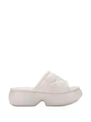 Melissa Puff Platform Slides - Neutrals