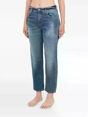 DEPARTMENT 5 Faded Straight-leg Jeans - Blue