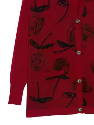 ROMEO GIGLI 1990s Floral Cardigan