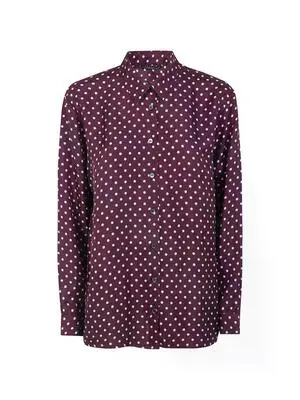 LAURA URBINATI Polka-dot Shirt - Purple