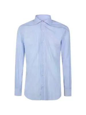 BARBA NAPOLI Striped Shirt - Blue