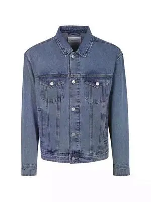 LES DEUX Buttoned Flap-pocket Jacket - Blue