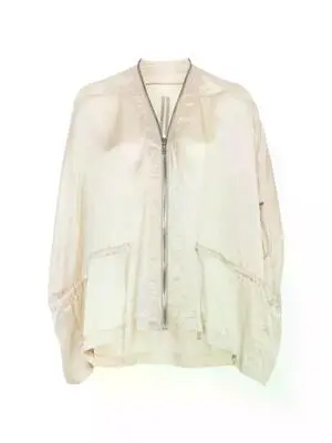 Rick Owens Zip-up Jacket - Neutrals