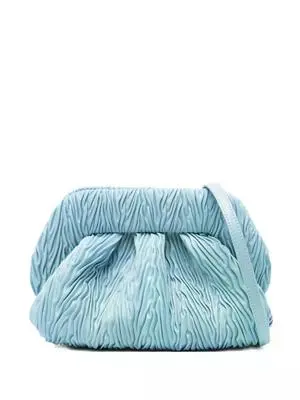 THEMOIRE Medium Bios Ruched Shoulder Bag - Blue