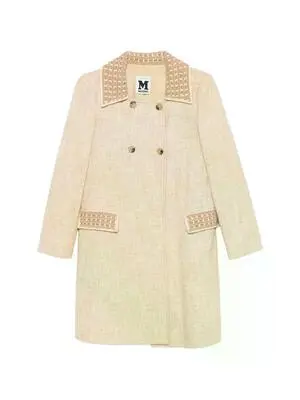Missoni 2010s Cotton Double-breasted Coat - Neutrals