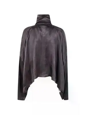 Rick Owens Buttoned High-neck Blouse