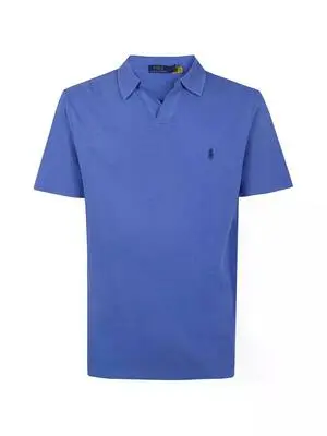 Polo Ralph Lauren Embroidered-logo Polo Shirt - Blue