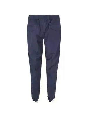 BARBA NAPOLI Roma Drawstring Pleated Trousers