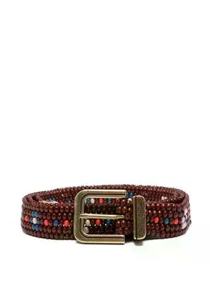 Etro Beaded Buckle Belt