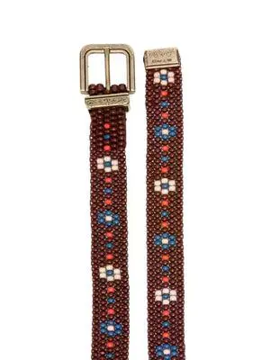 Etro Beaded Buckle Belt