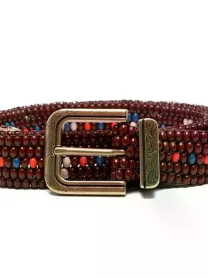 Etro Beaded Buckle Belt