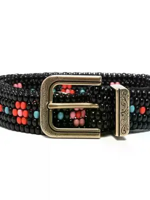 Etro Beaded Buckle Belt