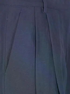 Fabiana Filippi Pleated Wide Leg Trousers - Blue