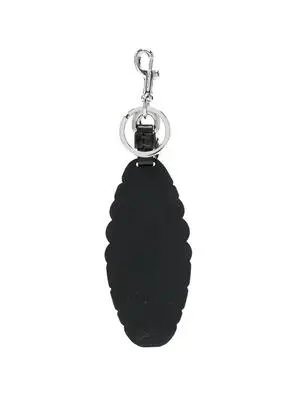 Moschino Logo-detail Keyring - Black