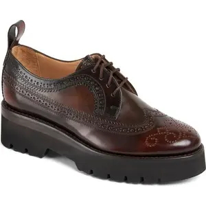 THE OFFICE OF US Miss Lucy Platform Derby - Brown Multi