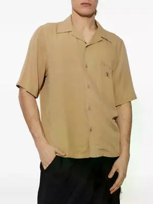 DIESEL® S-ketlir Embroidered Short-sleeve Shirt - Neutrals