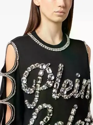 Philipp Plein Embellished Mini Dress