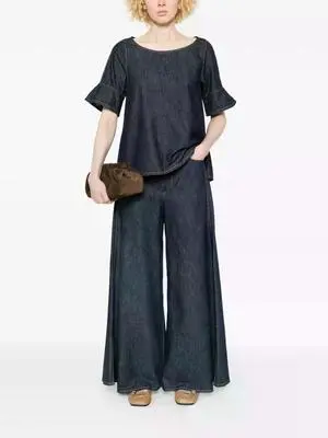 SUSANNE BOMMER Contrast-stitching Blouse